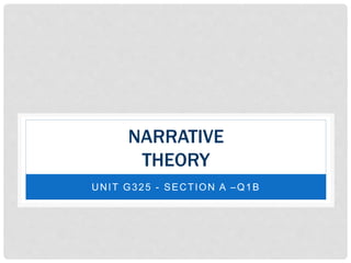 Narrative theorists | PPT