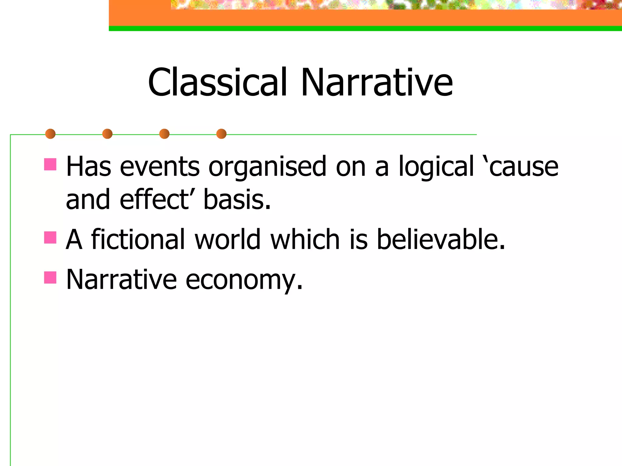 Narrative Theory | PPT