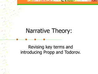 Narrative Theory | PPT