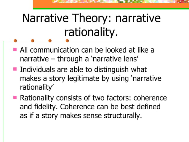 Narrative Theory | PPT
