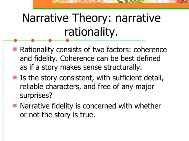 Narrative Theory | PPT