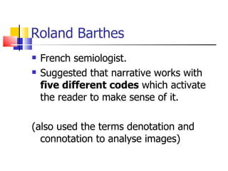 Narrative Theory | PPT