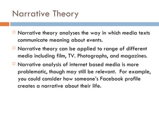 Narrative theory | PPT