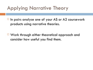 Narrative theory | PPT