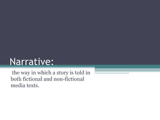Narrative theories | PPT