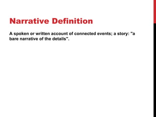 Narrative theory | PPT