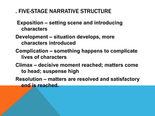 Narrative theory | PPTX | Drama | Genres