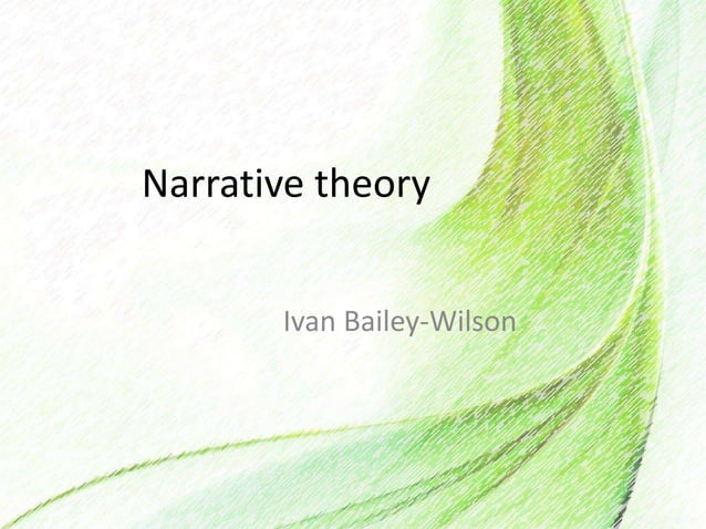 Narrative theory | PPT
