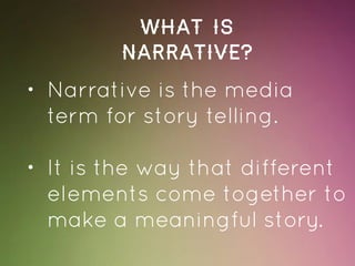 Media Studies Narrative Theory Revision for Music Video and Fiction ...