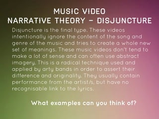 Media Studies Narrative Theory Revision for Music Video and Fiction ...