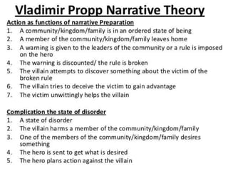 Narrative theory | PPTX