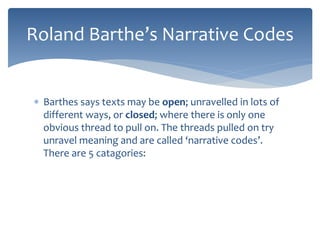 Narrative theory | PPT