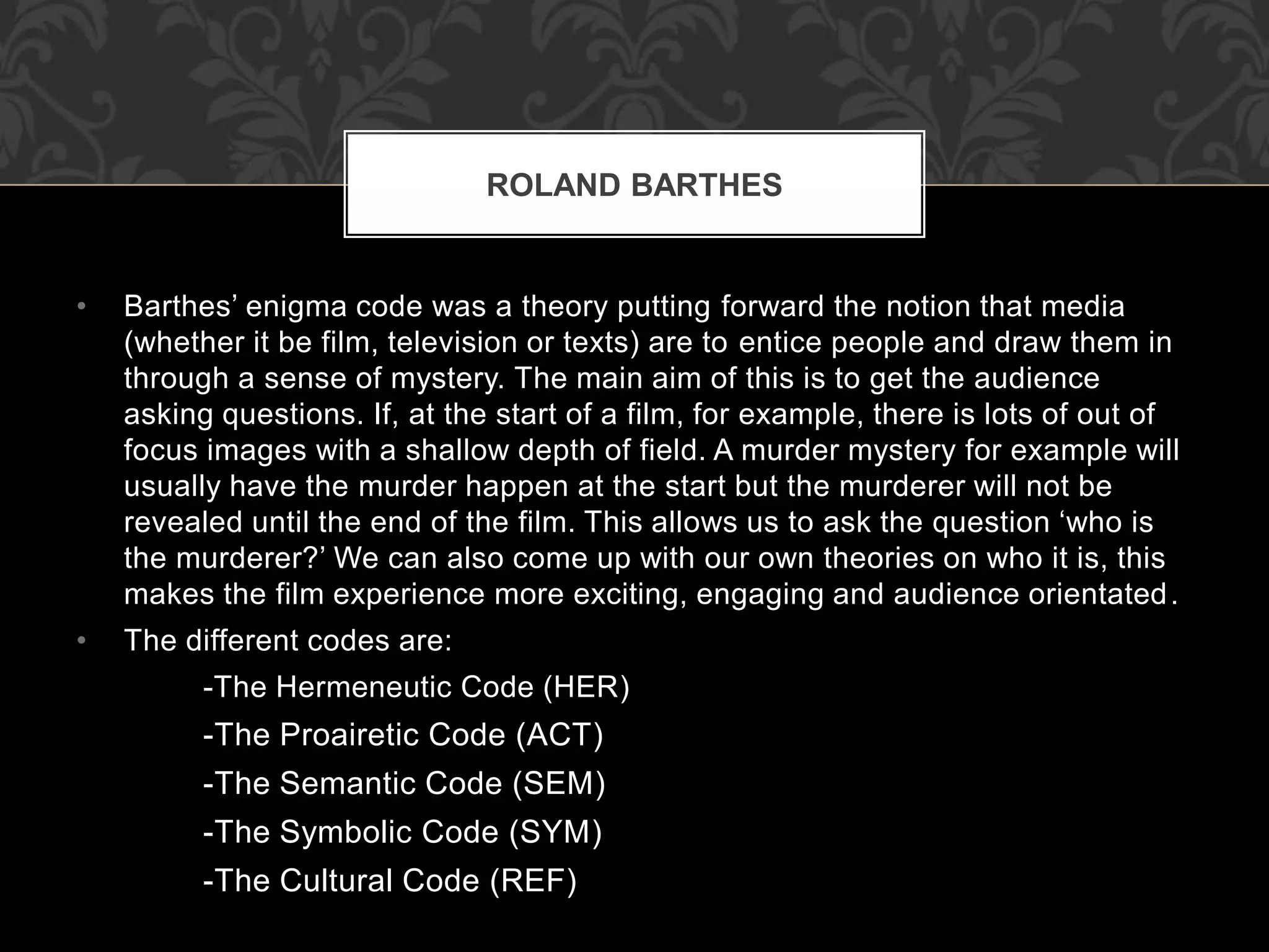 Narrative Theory | PPTX