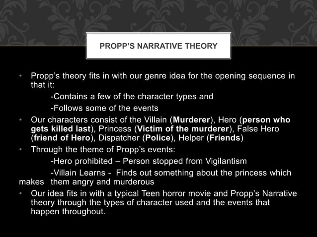 Narrative Theory | PPTX