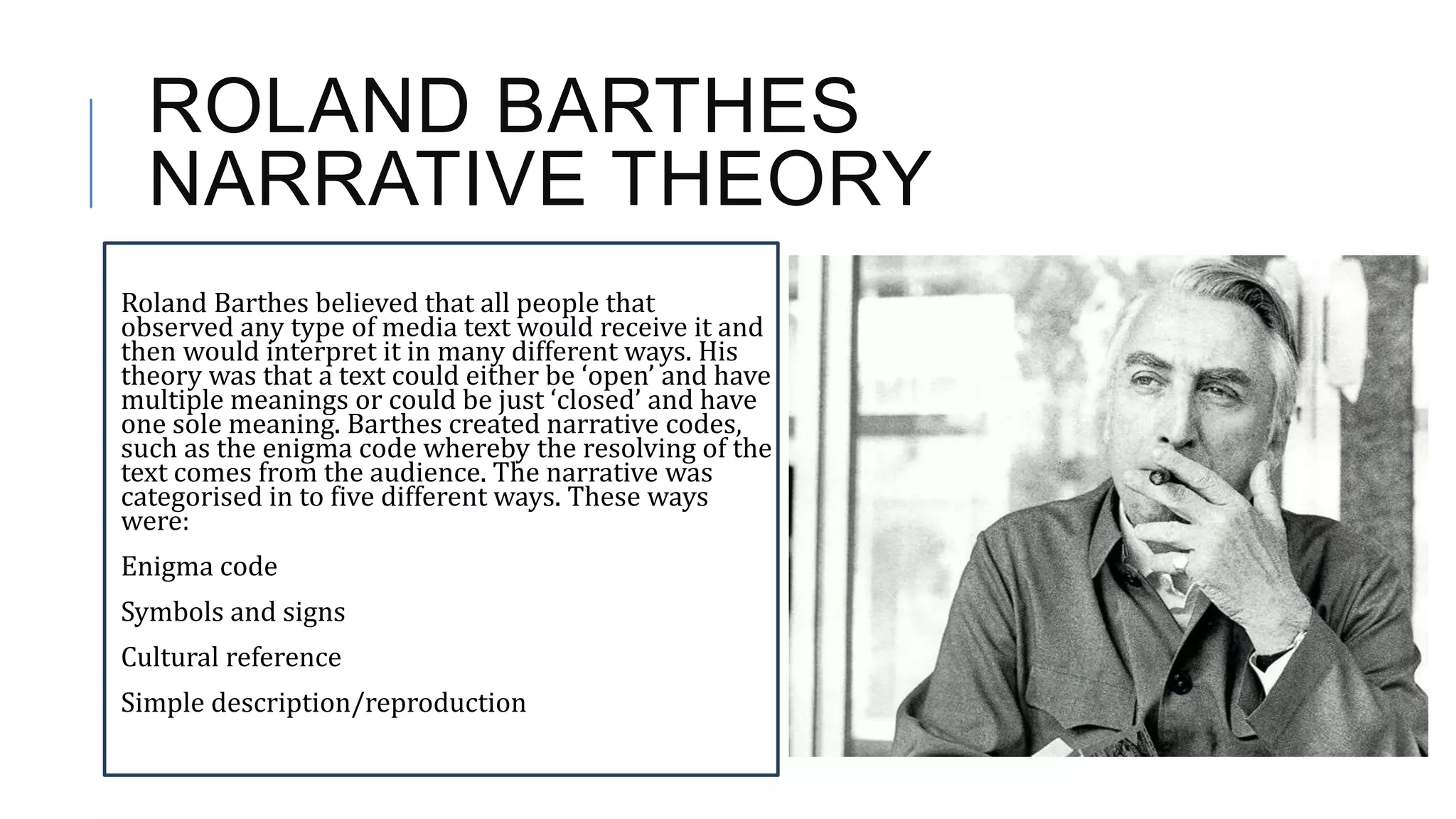 Narrative Theory | PPT
