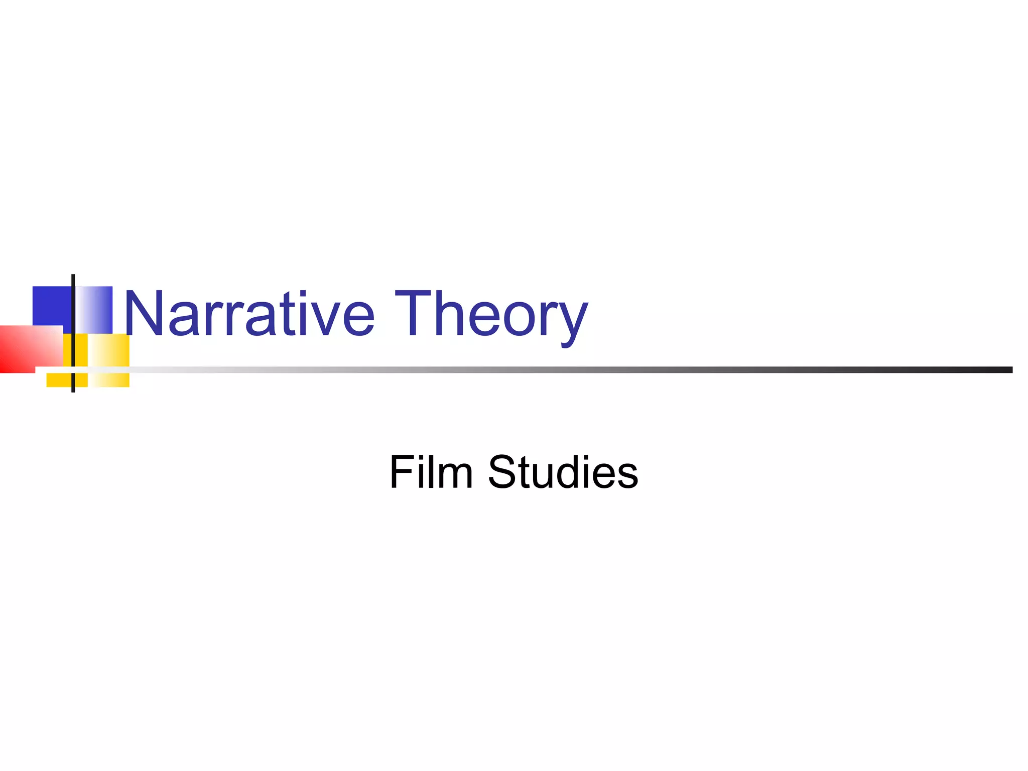 Narrative theory | PPT