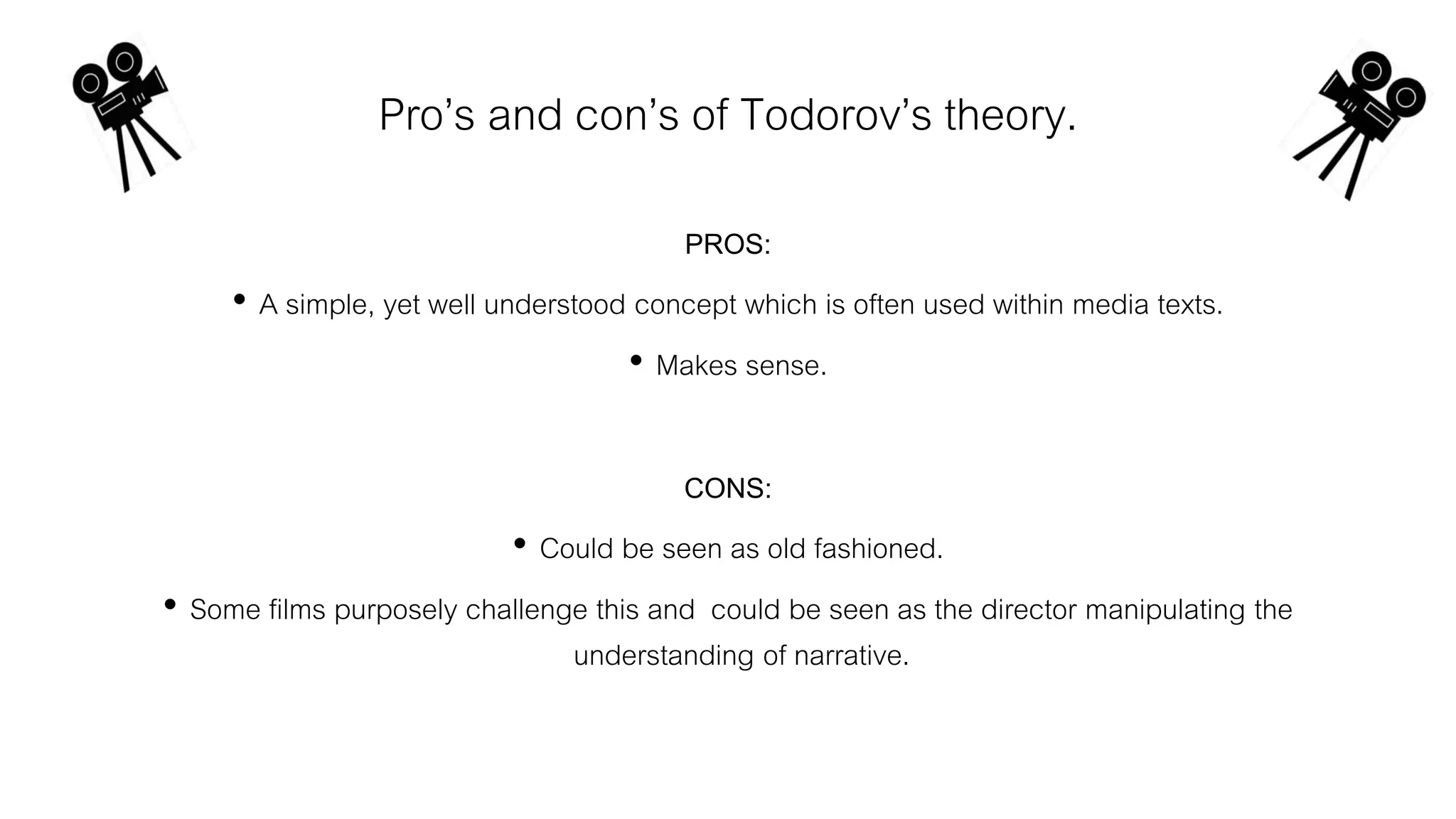 Narrative theory - Media Studies | PPTX