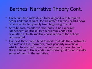 Narrative theory (2) | PPT