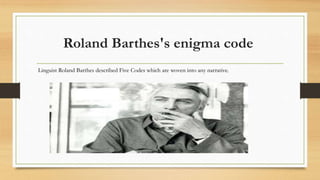 Narrative theory 2 | PPT