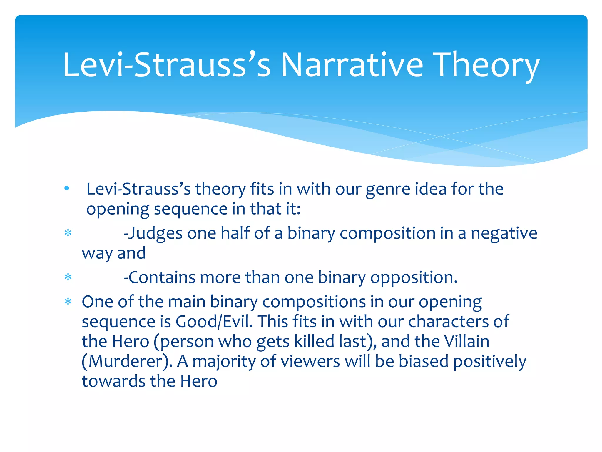Narrative Theory (Media Studies) | PPTX
