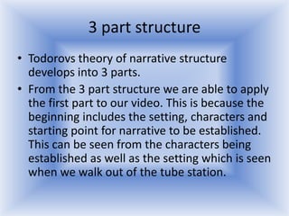 Narrative theory in relation to music video | PPTX
