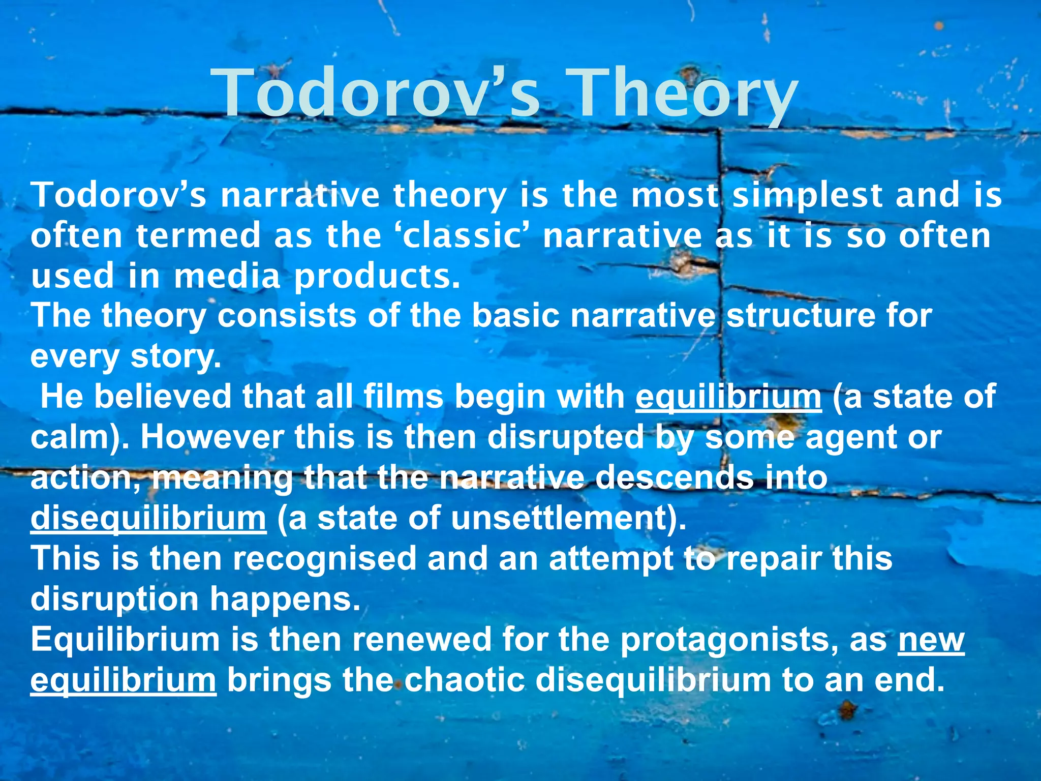 Narrative Theory | KEY
