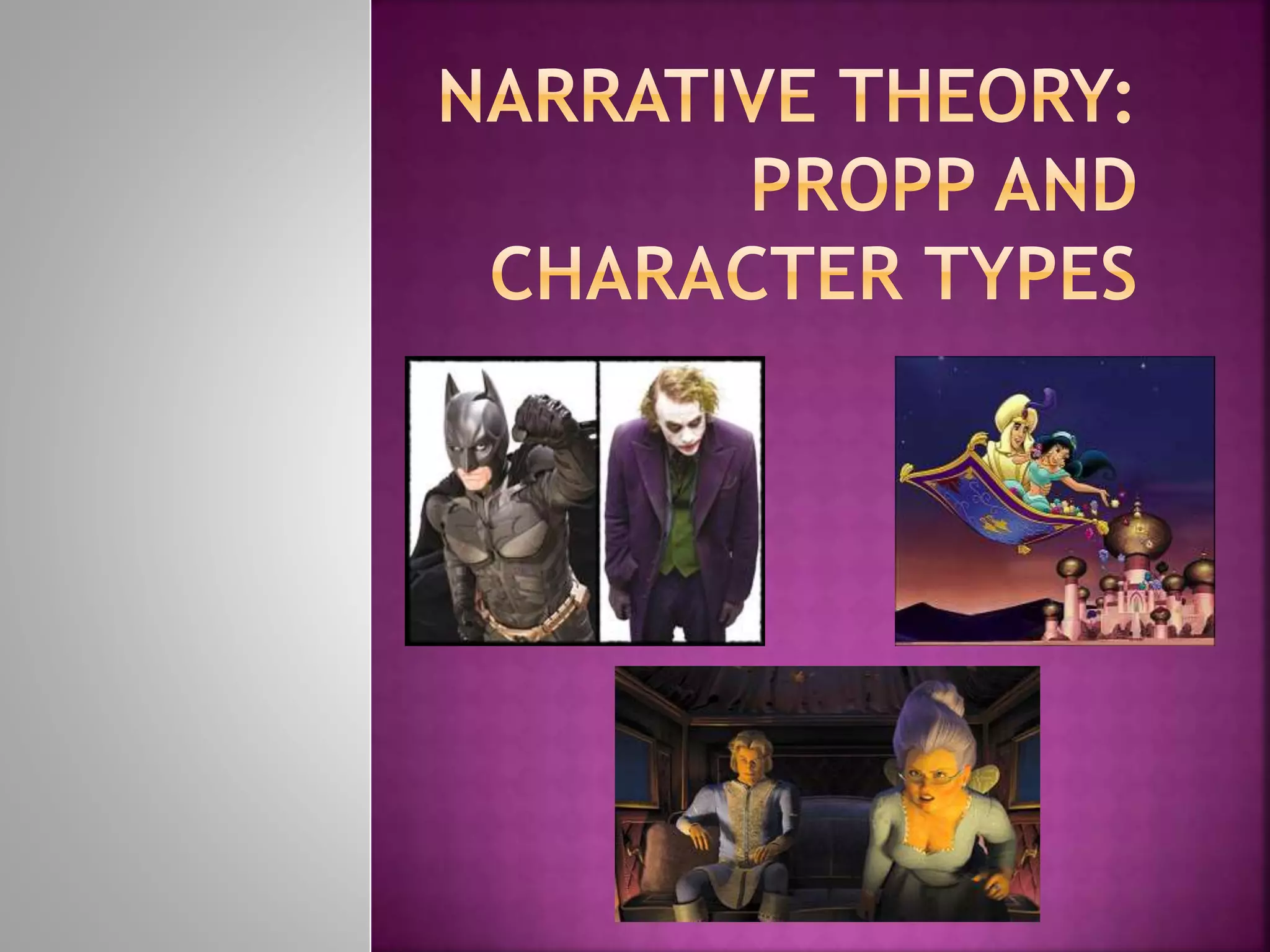 Narrative Theory - Propp | PPTX