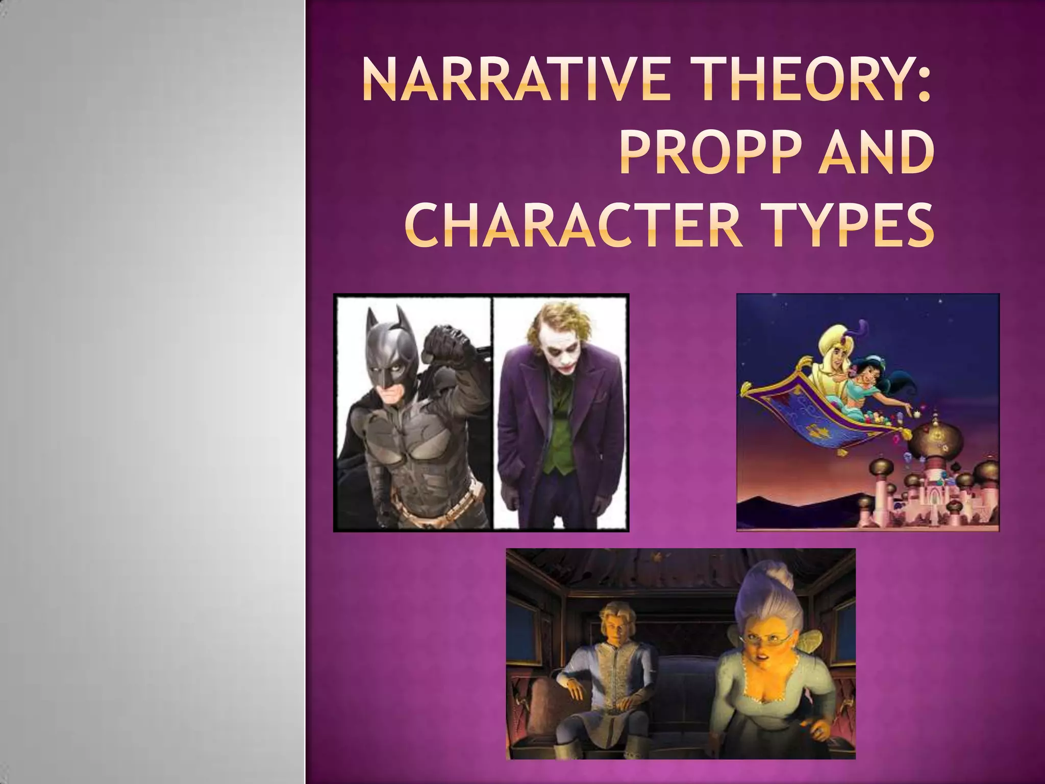 Narrative theory propp[2] | PPTX