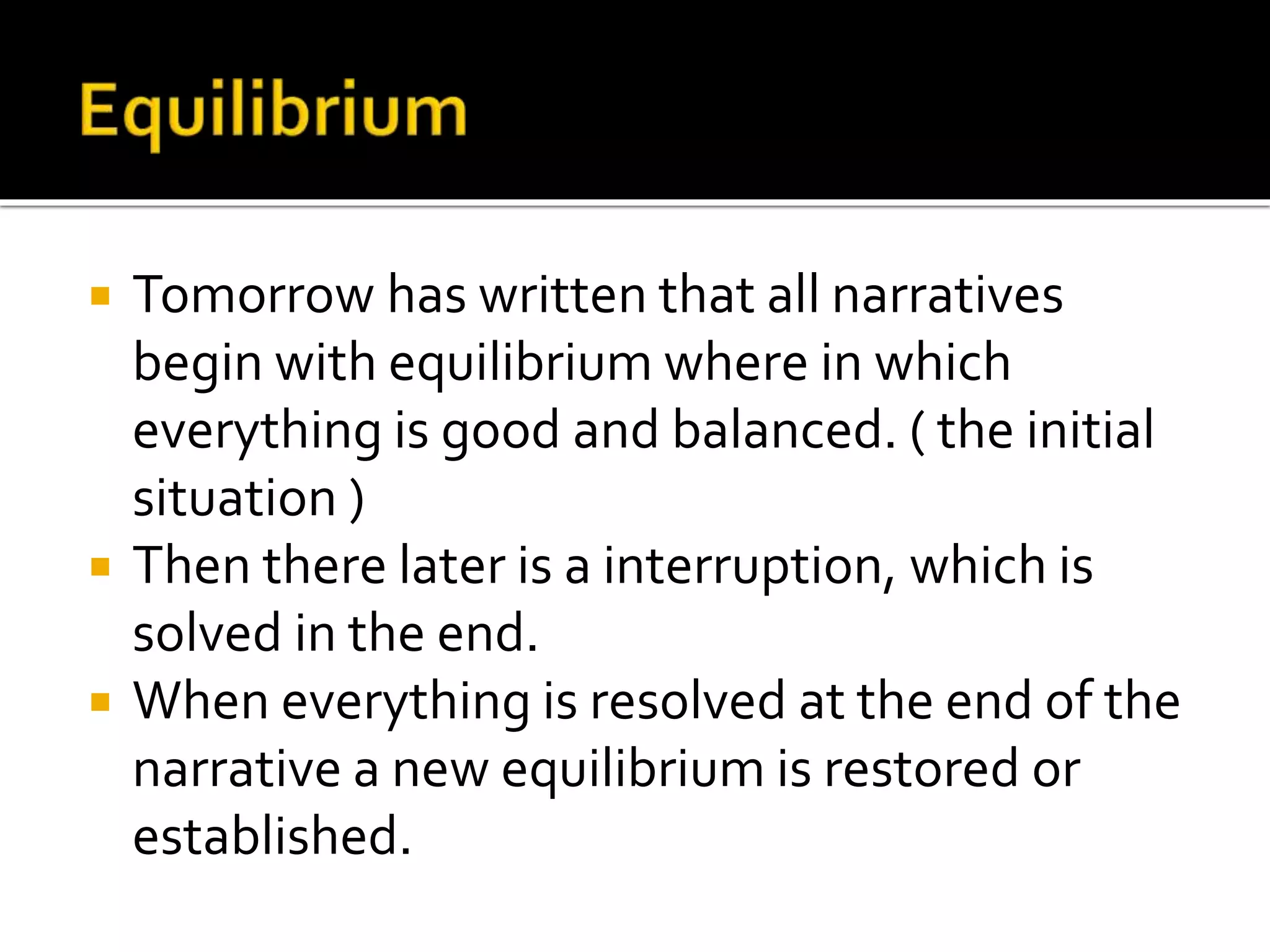 Narrative theory’s | PPTX