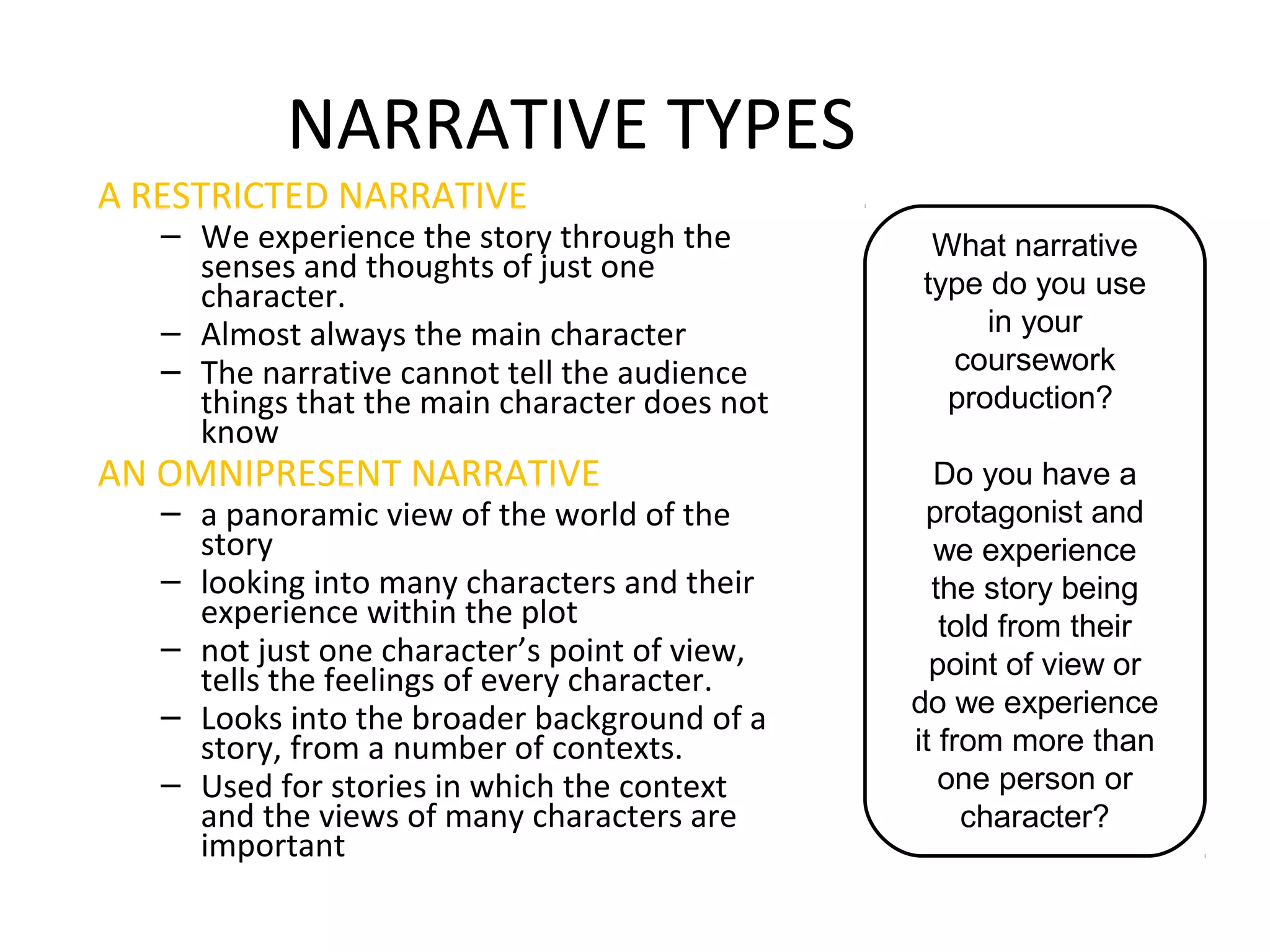Narrative theory slides | PPT | Free Download