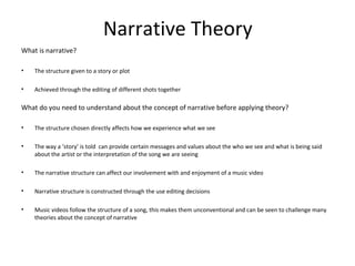 Narrative theory slides | PPT