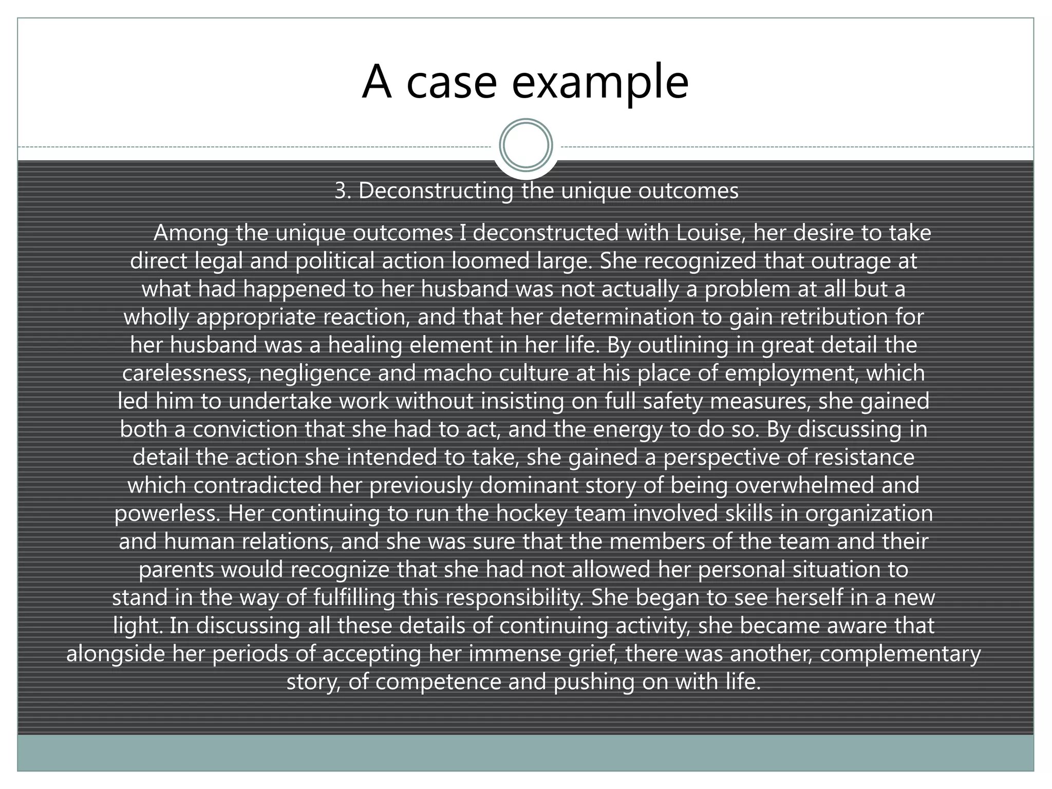 Narrative Therapy by Michael White & David Epston | PPTX