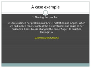 Narrative Therapy by Michael White & David Epston | PPTX