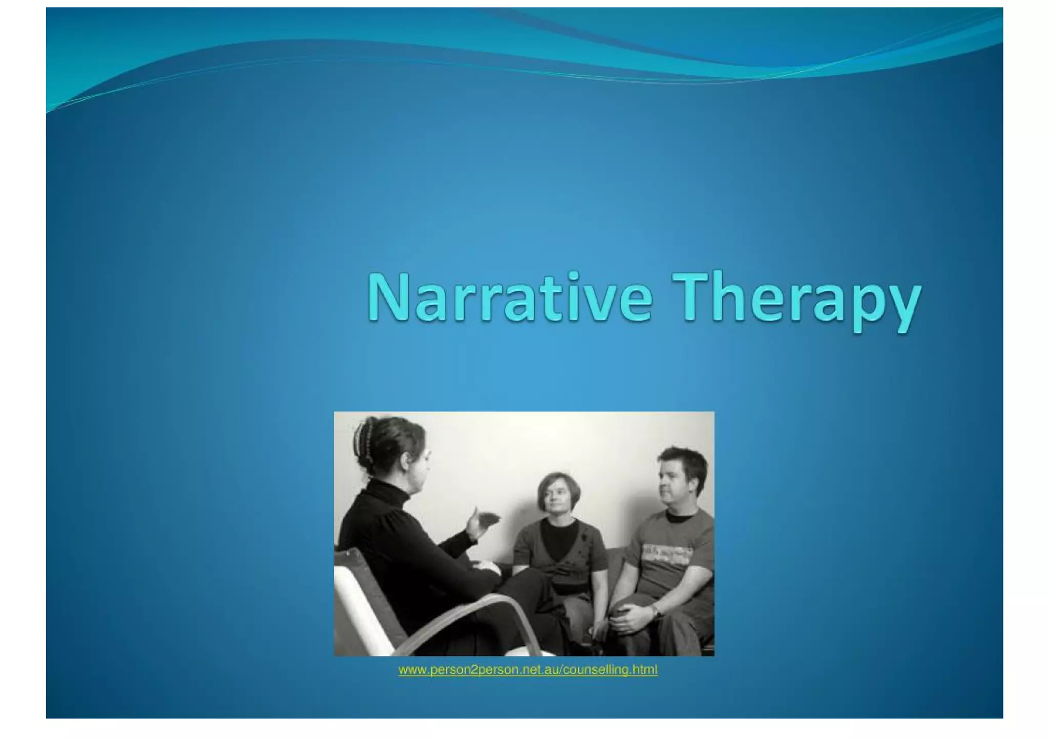 Narrative Therapy | PDF