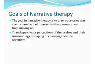 Narrative Therapy | PDF
