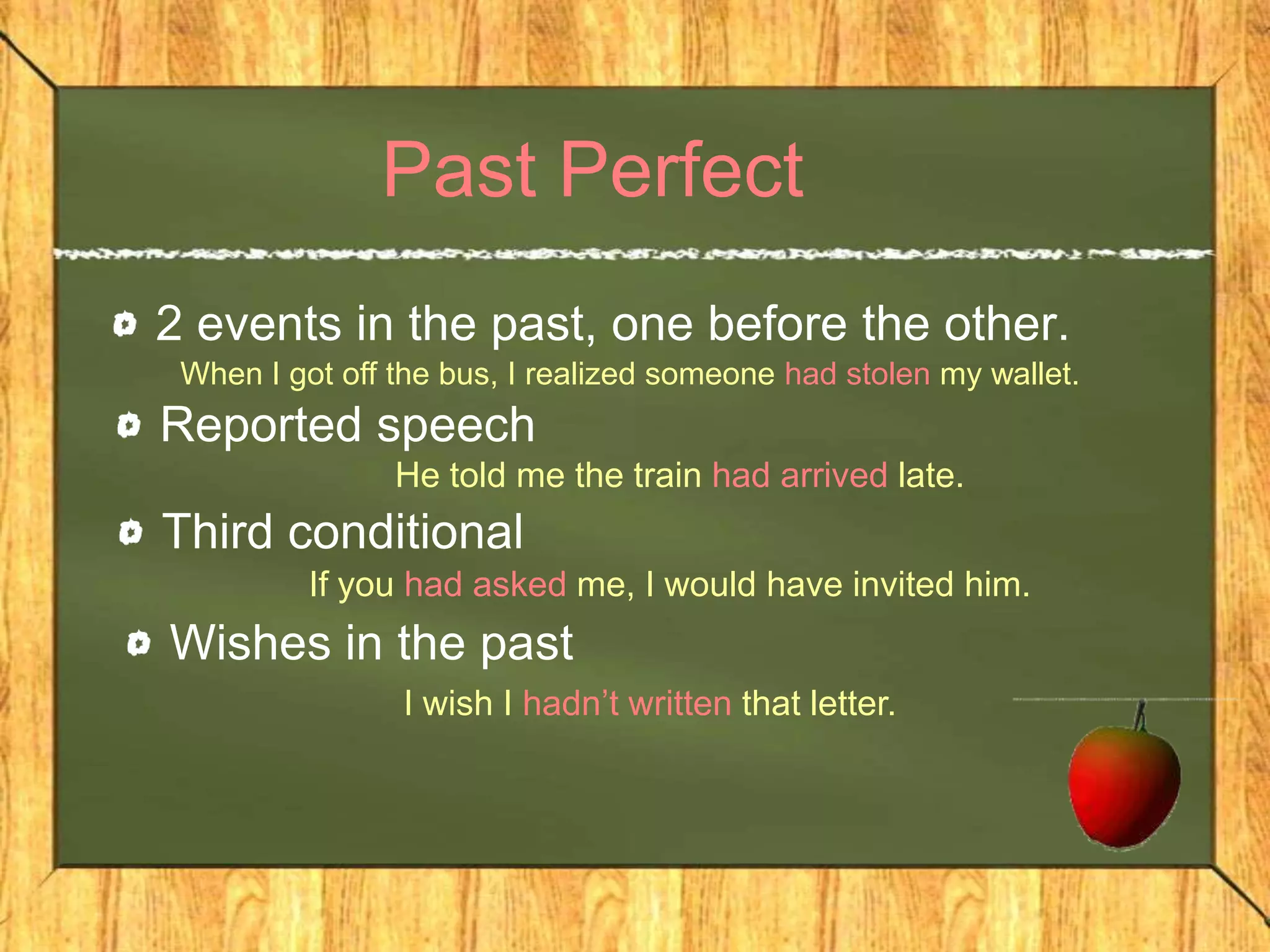 Narrative verbs | PPTX