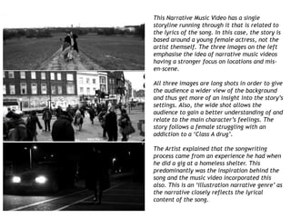Narrative Based Music Video | PPT