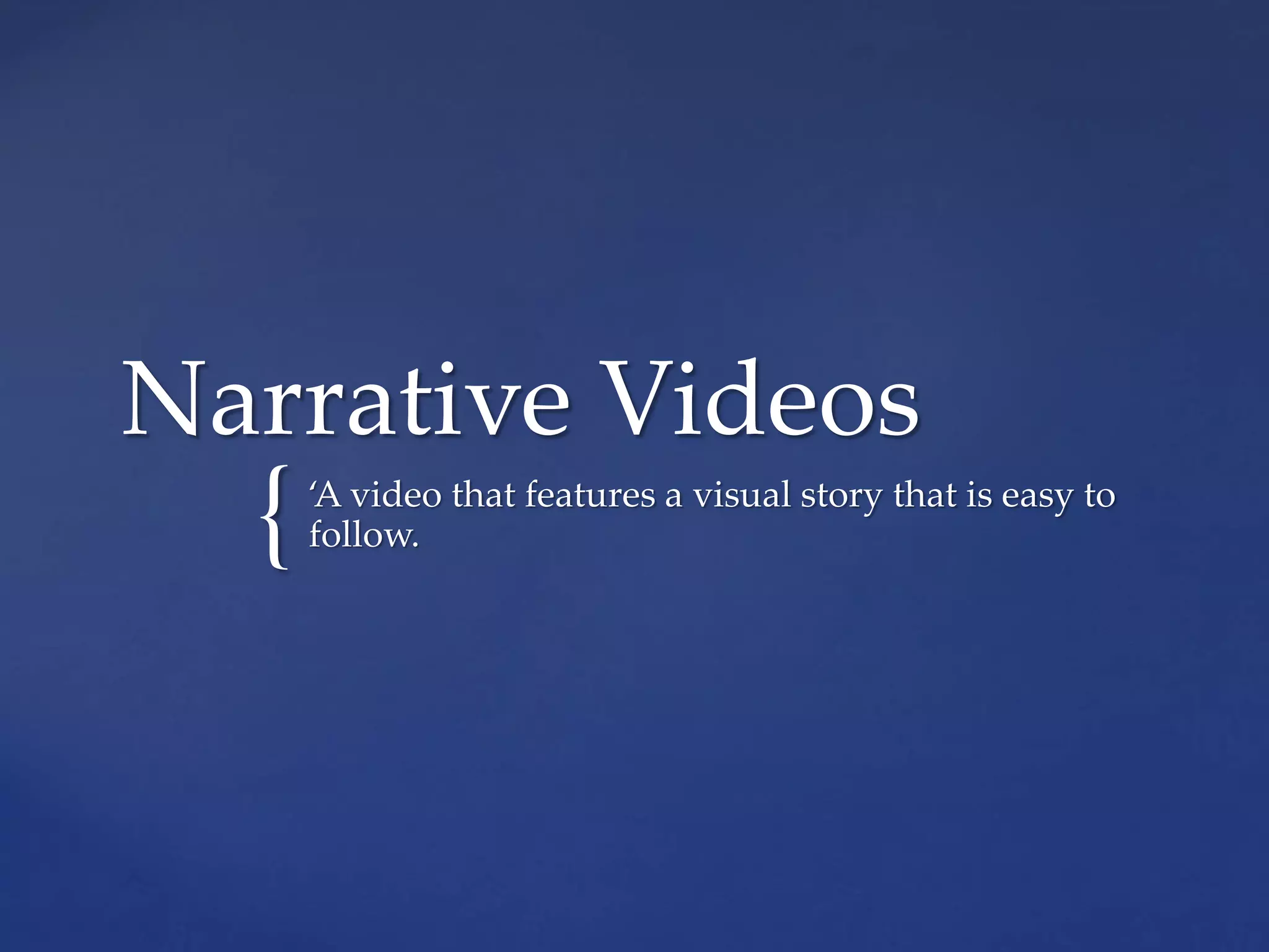 Narrative Music Videos | PPTX