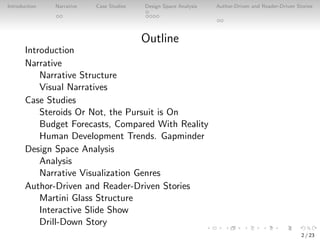 Narrative visualization | PDF | Technology & Computing