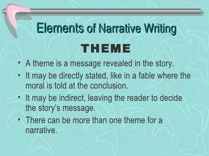 Narrative writing
