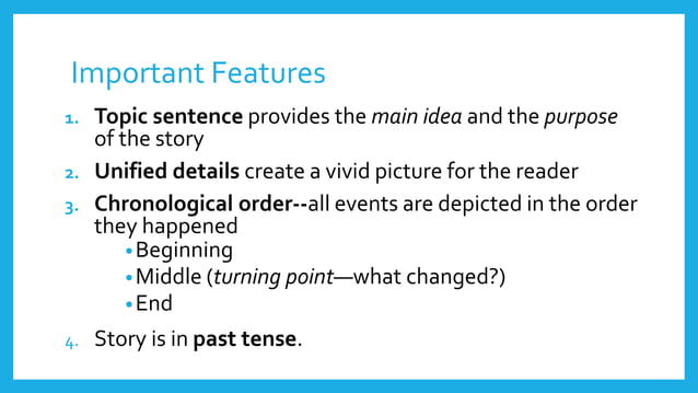 Narrative Writing (Concept Wheel) | PPT