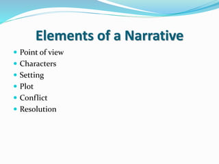 Narrative Writing | PPTX
