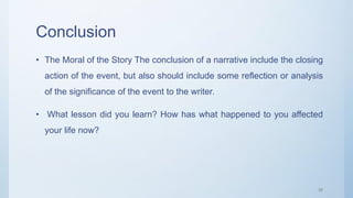 Narrative Writing and its types | PPTX
