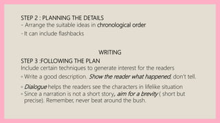 Narrative writing | PPTX