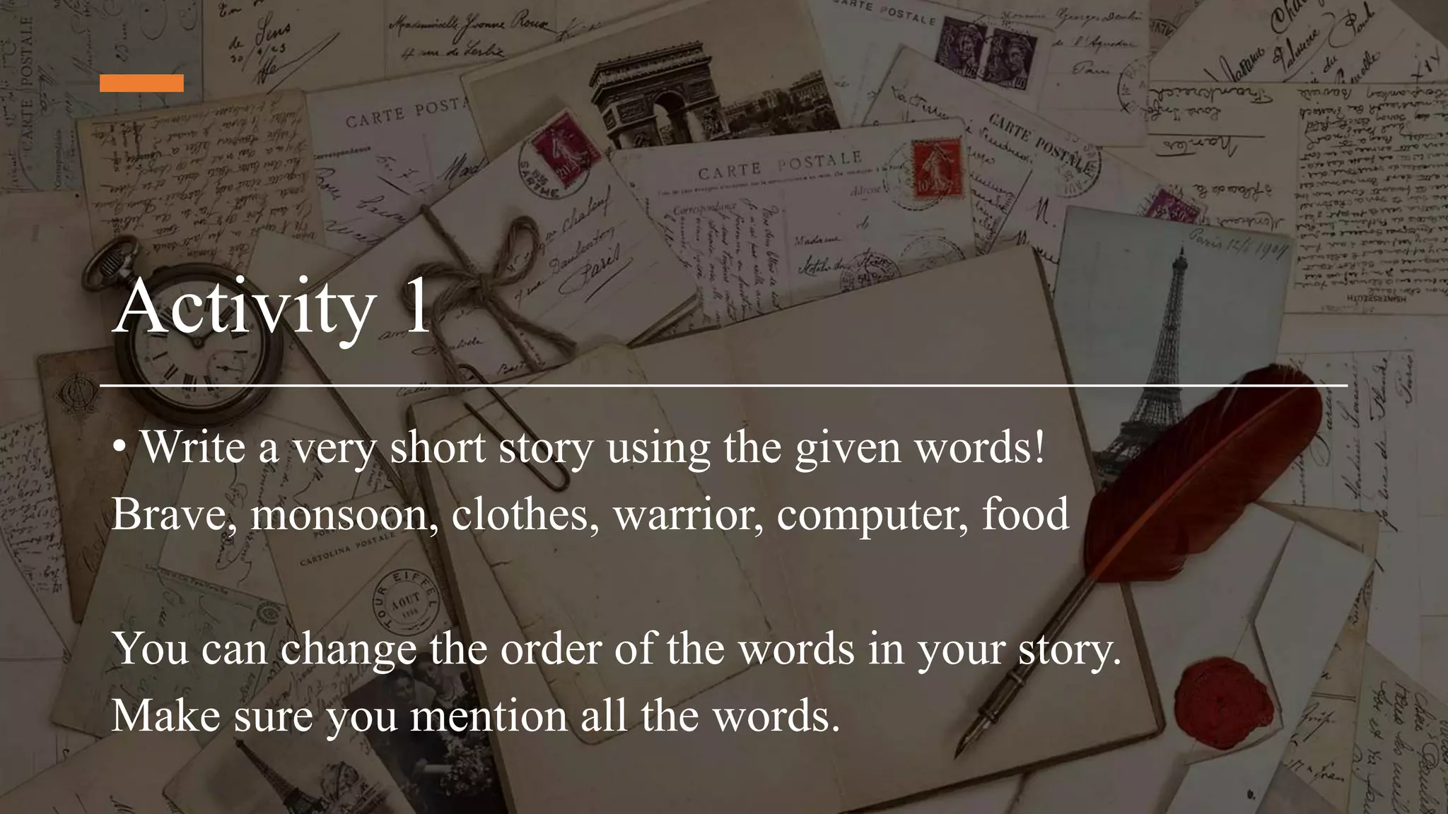 Narrative writing for students | PPT