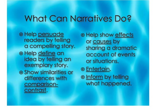 Narrative Writing | PDF
