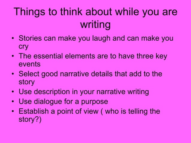 Narrative writing.presentation.englishppt | PPT