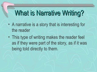 Narrative Essay Writing - middle school.ppt