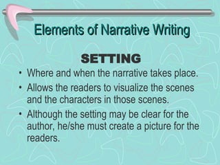 Narrative Essay Writing - middle school.ppt