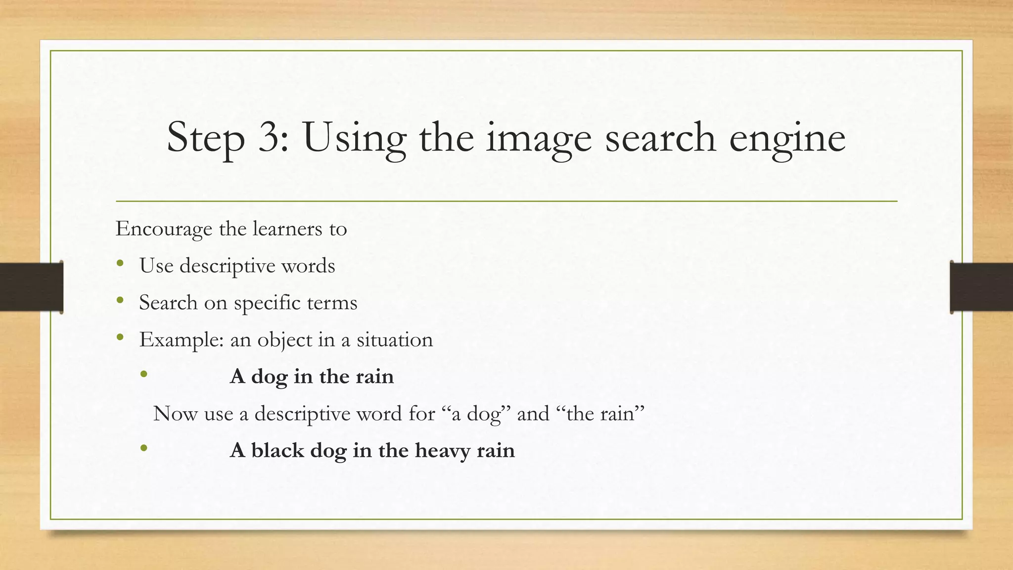 Narrative Writing: Generating an online Photo story | PPT